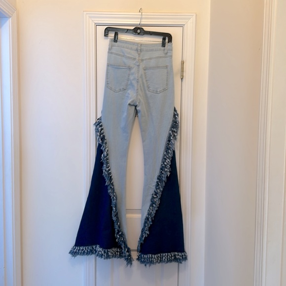 Purple Candy | Jeans | Purple Candy Flare Leg Jeans With Fringe | Poshmark